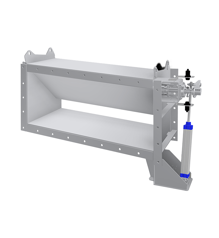 Rectangular single-leaf damper | Single louver / flap | DSM Tech